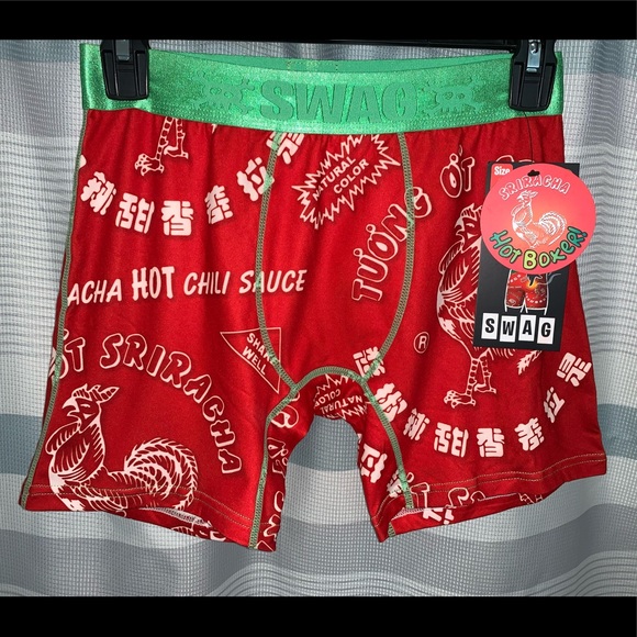 SWAG | Underwear & Socks | 35 Nwt Swag Sriracha Hot Red Rooster Boxers ...